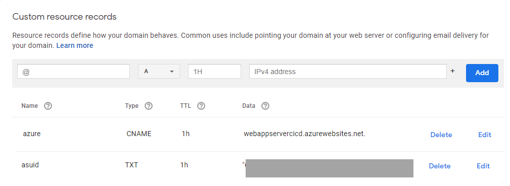 Setup Custom Domain for Azure App Service - Parveen Singh