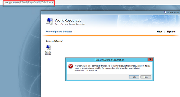 Publish On-Prem RDS Environment with Azure AD Application Proxy ...
