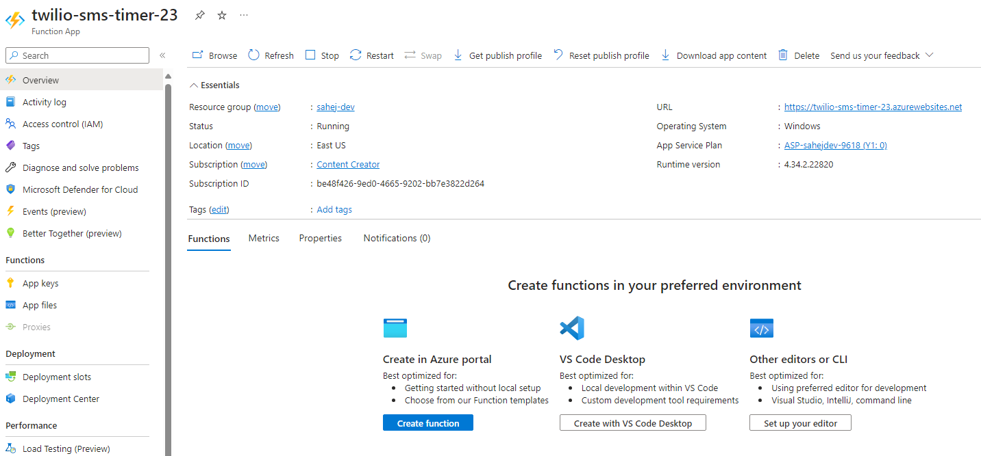 Mastering Azure Function Triggers And Bindings Send Sms Notifications 5876